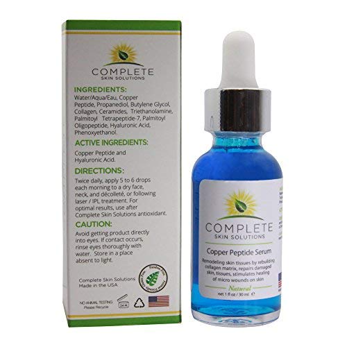 Copper Peptide Face Serum Collagen - With Anti Aging Skin Solutions ...