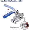 Amazon.com : walkinginrain Stainless Steel Garden Hose Bibb, Outdoor ...