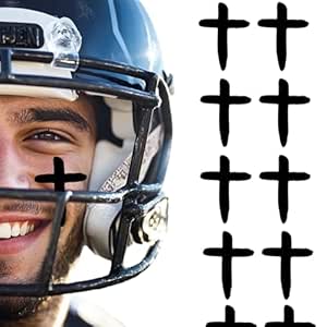 Amazon.com : 100 Pairs Eye Black Tattoos for Football Softball, Eye ...