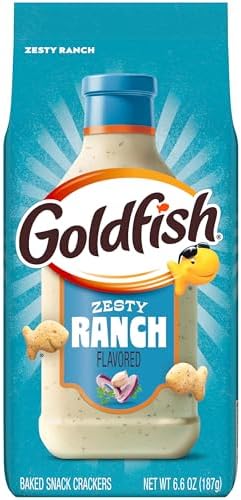 Amazon.com: Goldfish Zesty Ranch Flavored Crackers, 6.6 Oz Bag