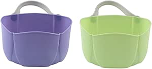 Amazon.com - 2Pcs Plastic Hanging Baskets for Ginger Garlic Onion ...