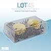 Amazon.com: Lot45 Macaron Boxes for 2-100 Pack of 4 x 2 x 1 Inch Clear ...