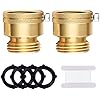 Amazon.com: 2-Pack 3/4 Inch GHT Backflow Preventer for Garden Hose ...