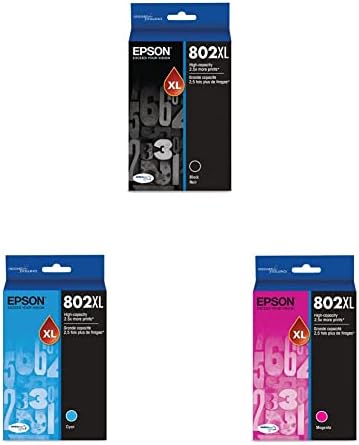 Amazon.com: Epson T802 DURABrite Ultra -Ink High Capacity Black ...