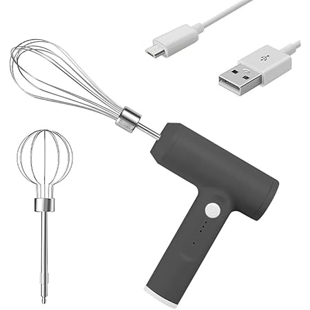 Amazon.com: Norpro Cordless Mini Mixer, 5 Piece Set, One Size, White ...