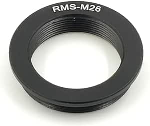 Amazon.com: ANFKUN RMS-M26 Flange Adapter RMS Thread to M26 x0.75 mm ...