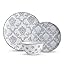 Amazon.com | Original Heart Plates and Bowls Sets Stoneware Dinnerware ...