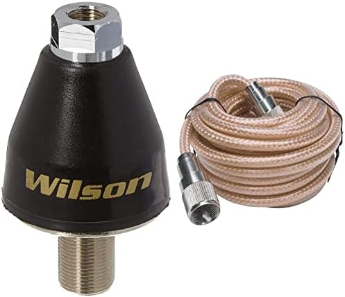 Amazon.com: Wilson 305-600 Black Gum Drop CB Antenna Stud & RoadPro RP ...