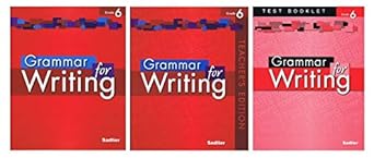 Grammar for Writing Student Book with Teacher's Edition with Test ...