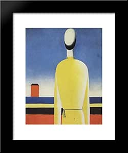 Complex Presentiment: Half-Figure in a Yellow Shirt 20x24 Framed Art ...