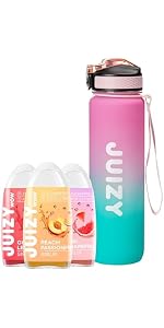 JUIZY WOW Sirup Zuckerfrei | 9 x 65ml Cherry Lemon Geschmack - Bis 108L ...