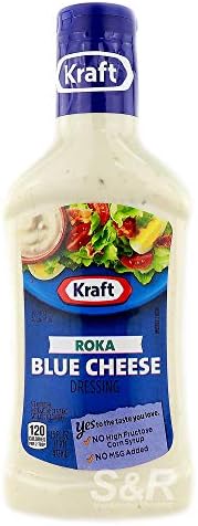 Amazon.com : Kraft Roka Blue Cheese Salad Dressing (16 fl oz Bottles ...