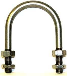 Amazon.com: U-Bolt M16 x55mm Thread, 94mm Inside Diam, 132mm Inside ...