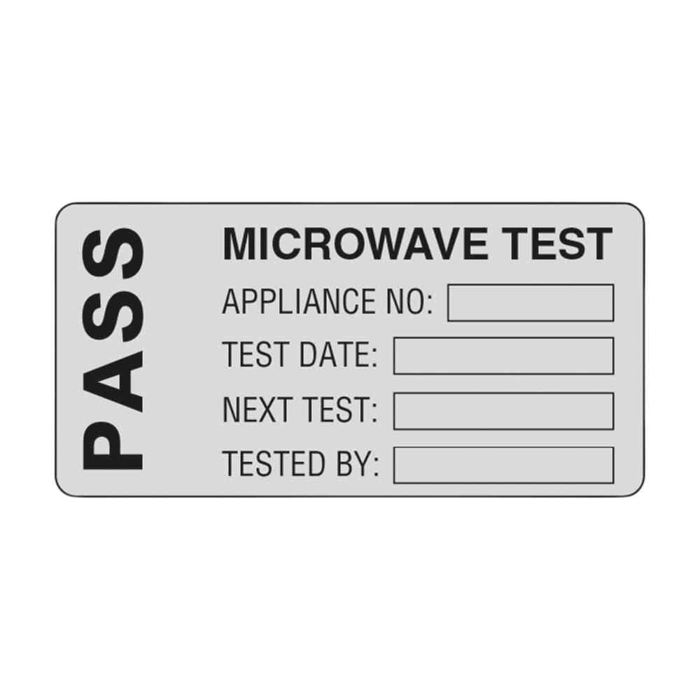 Martindale MICRO Microwave Test PASS PAT Test 500 Labels : Amazon.co.uk ...