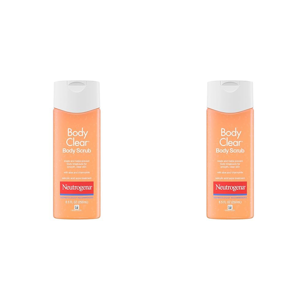 Amazon.com: Neutrogena Body Clear Oil Free Acne Body Scrub with ...