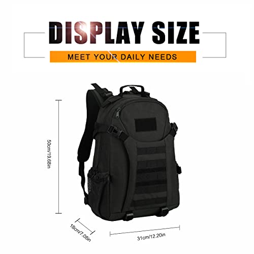 LOCAL LION Military Backpack Tactical Backpacks, 12/35L Molle Backpack ...