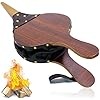 Amazon.com : Wood Fireplace Bellows 17''x7.5'' with Hanging Leather ...
