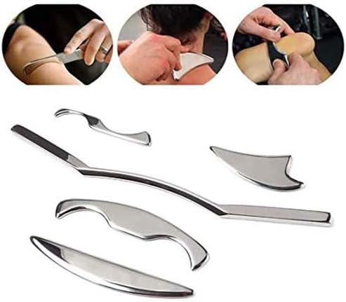 LMEIL Fascial Knife Physiotherapy Massager, Gua Sha Massage Tool Set ...