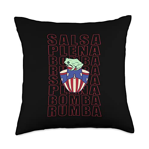 Funny Puerto Rican Coqui Frog Boricua flag gift Salsa Plena - Want It All
