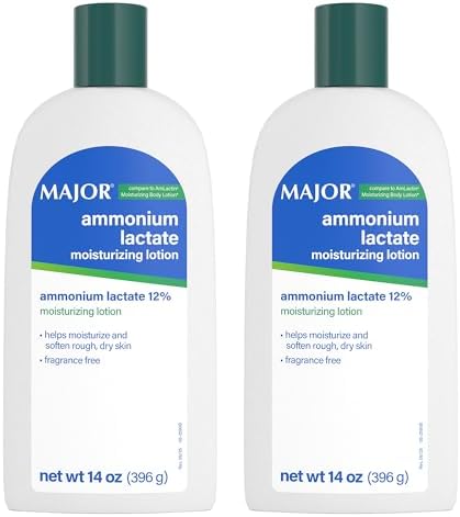 Amazon.com : Major Ammonium Lactate 12% Moisturizing Lotion - Lactic ...
