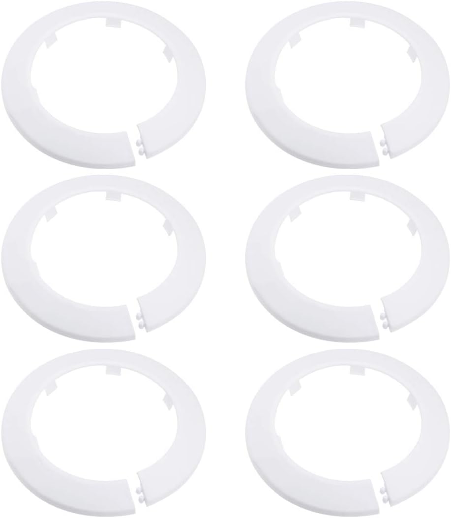 Amazon.com: uxcell 89mm Pipe Cover Decoration PP Plastic Water Pipe ...