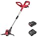 Amazon.com : PowerSmart String Trimmer, 20 Volt Lithium-Ion Cordless ...