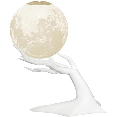 Amazon.com: Moon Lamp Humidifier, 2 in 1 Moon Night Light & Humidifiers ...