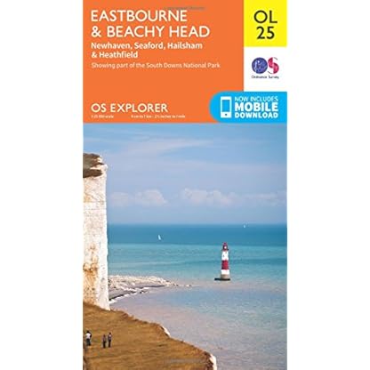 Eastbourne & Beachy Head Map | Newhaven, Seaford, Hailsham & Heathfield ...