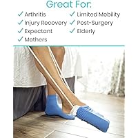 Vive Sock Aid - Easy On and Off Stocking Slider - Pulling Assist Device ...