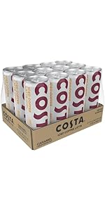 Amazon.com: Costa Iced Coffee Latte Signature 11oz, 12pk : Grocery ...
