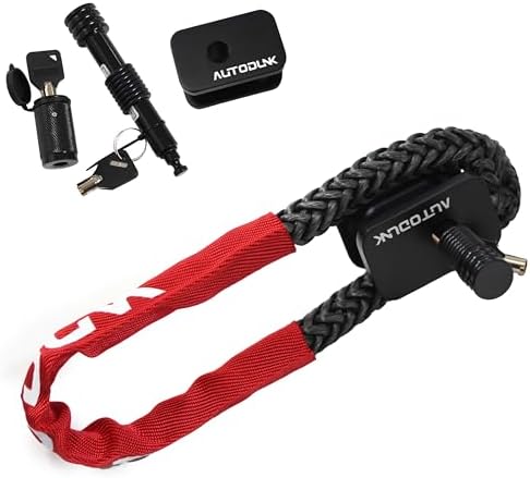 Amazon.com: AUTODUNK Soft Shackle Receivers Hitch Eyelet Kit, 2-Inch ...