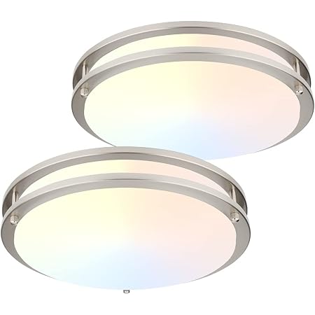 13 inch Flush Mount LED Ceiling Light Fixture, 2700K/3000K/3500K/4000K ...
