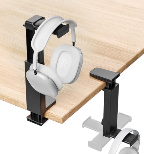 Amazon.com: Headphone Stand & Hanger for Desk, 2 in 1 Above & Under ...