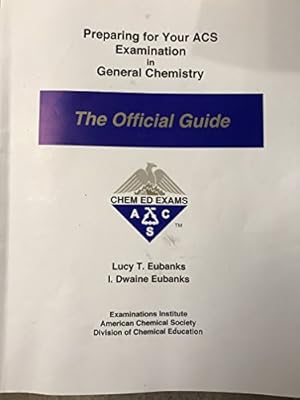 Amazon.com: Preparing for Your ACS Examination in General Chemistry ...
