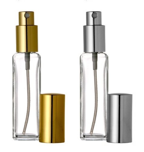 Amazon.com: Riverrun 2 Perfume/Cologne Atomizers, Slim Glass Bottle ...
