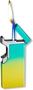 Amazon.co.jp: Gradient Double Frame Lighter, 2-in-1 Lighter, Windproof ...