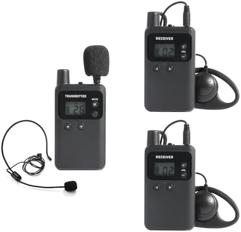 Amazon.com: AGJ Wireless Tour Guide System, Tour Guide Microphone, Tour ...