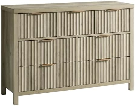Amazon.com: T4TREAM Fluted 6 Drawers Dresser, 54" Wide Modern Chest of ...
