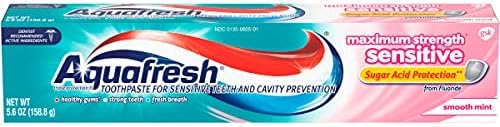 Aquafresh Triple Protection Maximum Strength, Sensitive & Gentle ...
