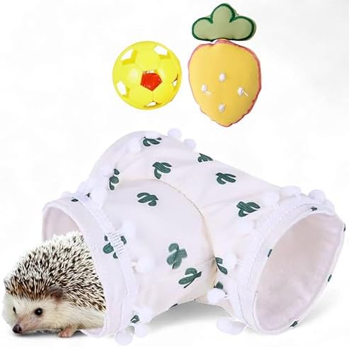 Amazon.com : Hedgehog Hideout Tunnels with Bell Ball Toy, Hedgehog ...