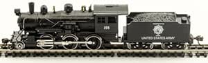 Model Power MDP87615 N Scale US Army 2-6-0 Mogul Model Train Steam ...