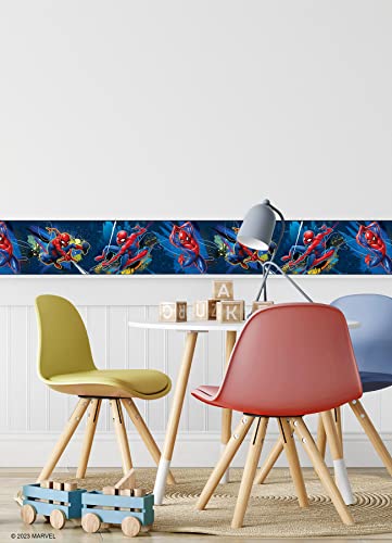 Snapklik.com : RMK12128BD Marvel Spider-Man Peel And Stick Wallpaper Border
