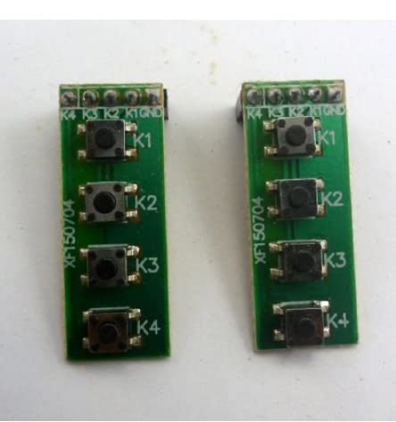 TB372*2 2pcs 2.54mm Female Pin Header 4 Button key Switch Keyboard kit ...