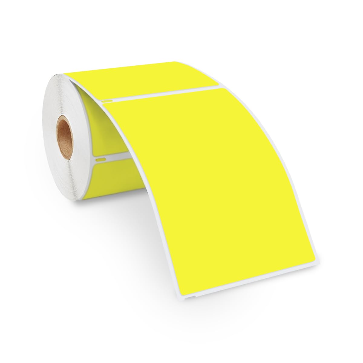 BlackDreams® Yellow Colour 100mm x 150mm Direct Thermal Shipping Labels ...