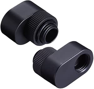 Amazon.com: 2PCS 7mm Offset Fitting Rotatable G1/4, Torque Rotary ...