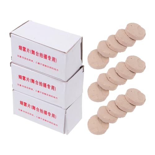 15 Pcs Fog Round Cake Props Smoke Cake Props Smoke Effect Display Smoke ...