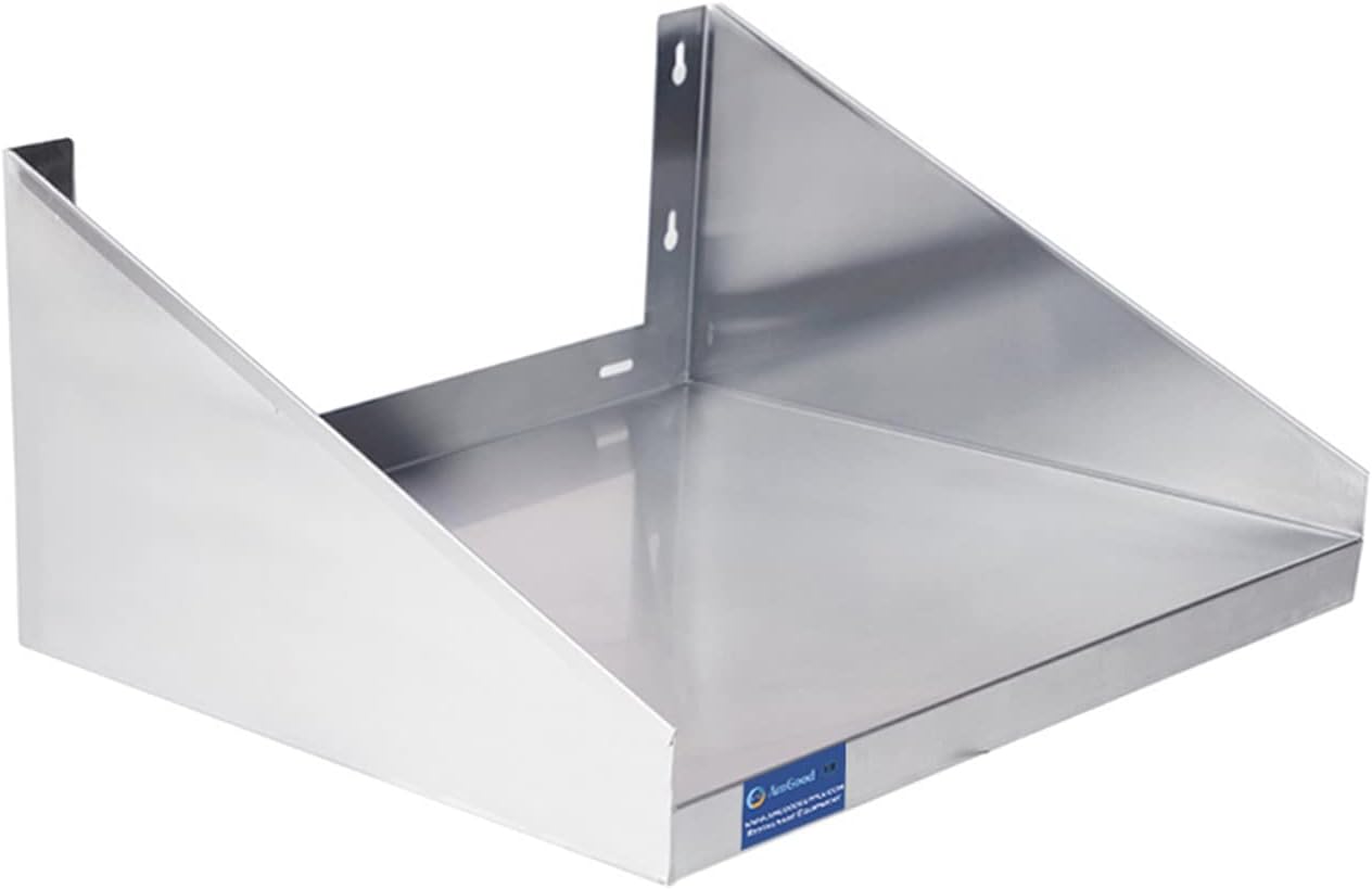 Amazon.com: AmGood Stainless Steel Microwave Shelf | NSF Certified ...