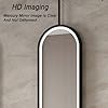 Amazon.com: ZDMEI Ceiling Mounted Suspended Mirror,LED Illuminated ...