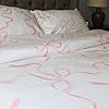 Amazon.com: Luxape Elegant Bow Bedding Sheets Set – 1 Flat Sheet - 1 ...