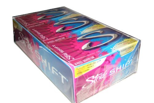 Amazon.com : Stride Shift Flavor Chnaging Sugar Free Gum from Berry to ...